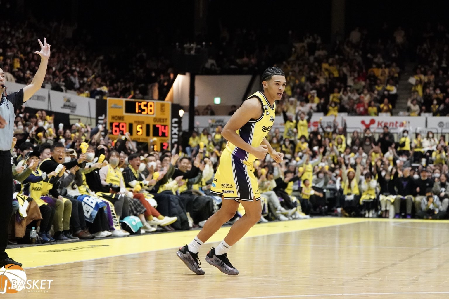 【JbasketAND1】ハーパー・ジャン・ローレンス・ジュニア(SR渋谷) 遂にプロとしてコートに／プロ選手として初得点、東海大学陸川コーチ、福岡第一 井手口コーチからのアドバイス、そして ...